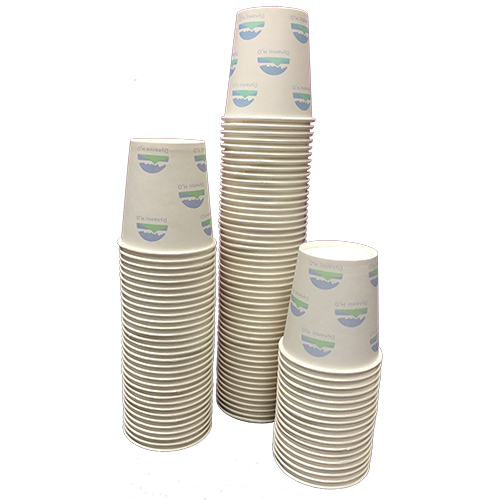 Aqua Wise - Paper cups, 170ml, box of 1000.